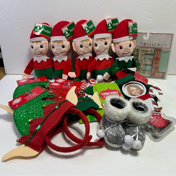 Office | Christmas Craft Bundle 18 Miscellaneous Pieceselfs Frames ...
